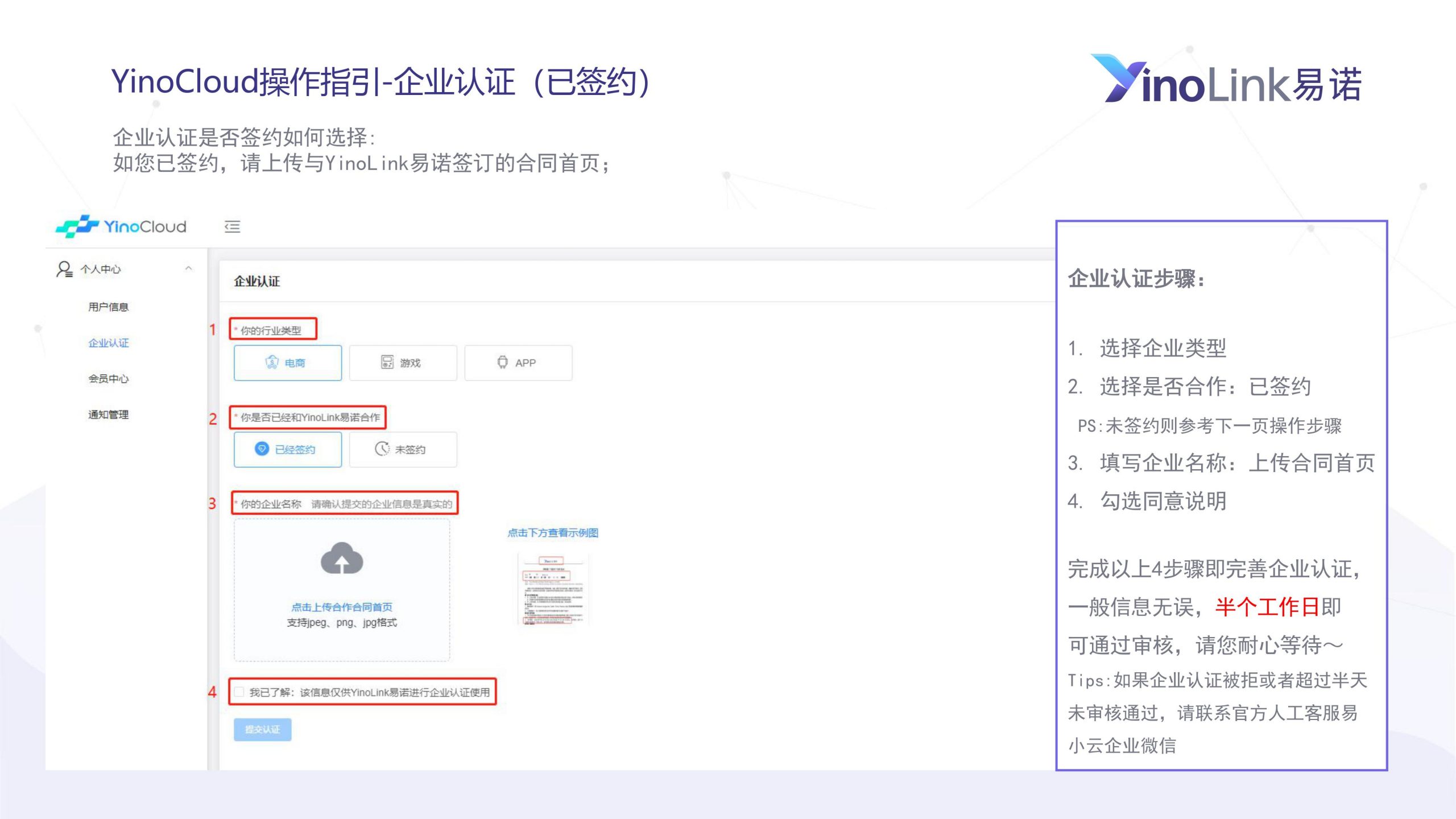 YC介绍页面 - YinoLink易诺